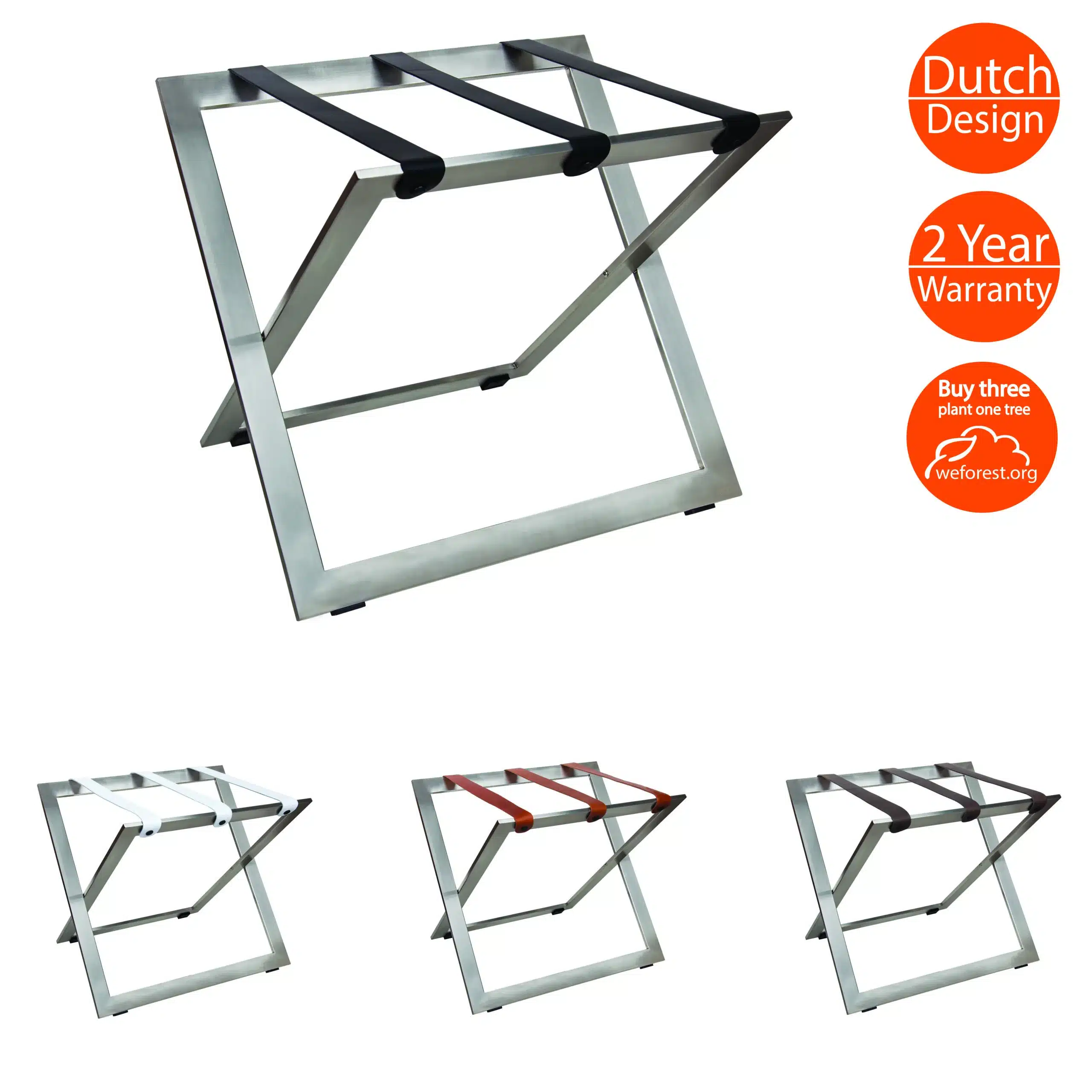 stainless steel luggage rack for hotel rooms