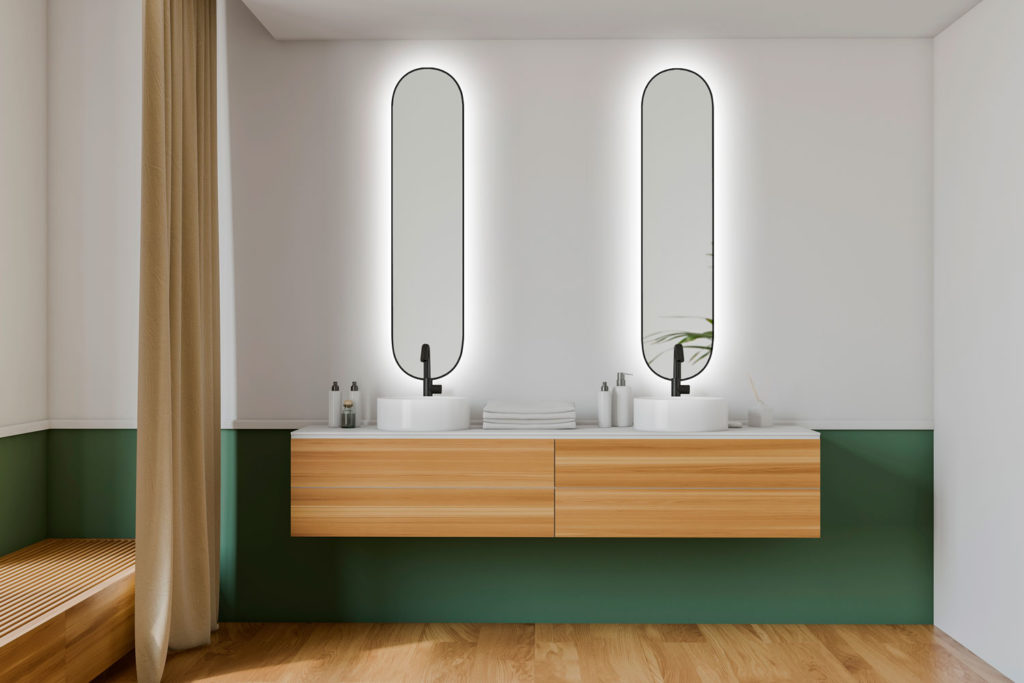 Customizable mirror for hotel - Ghibli Evo